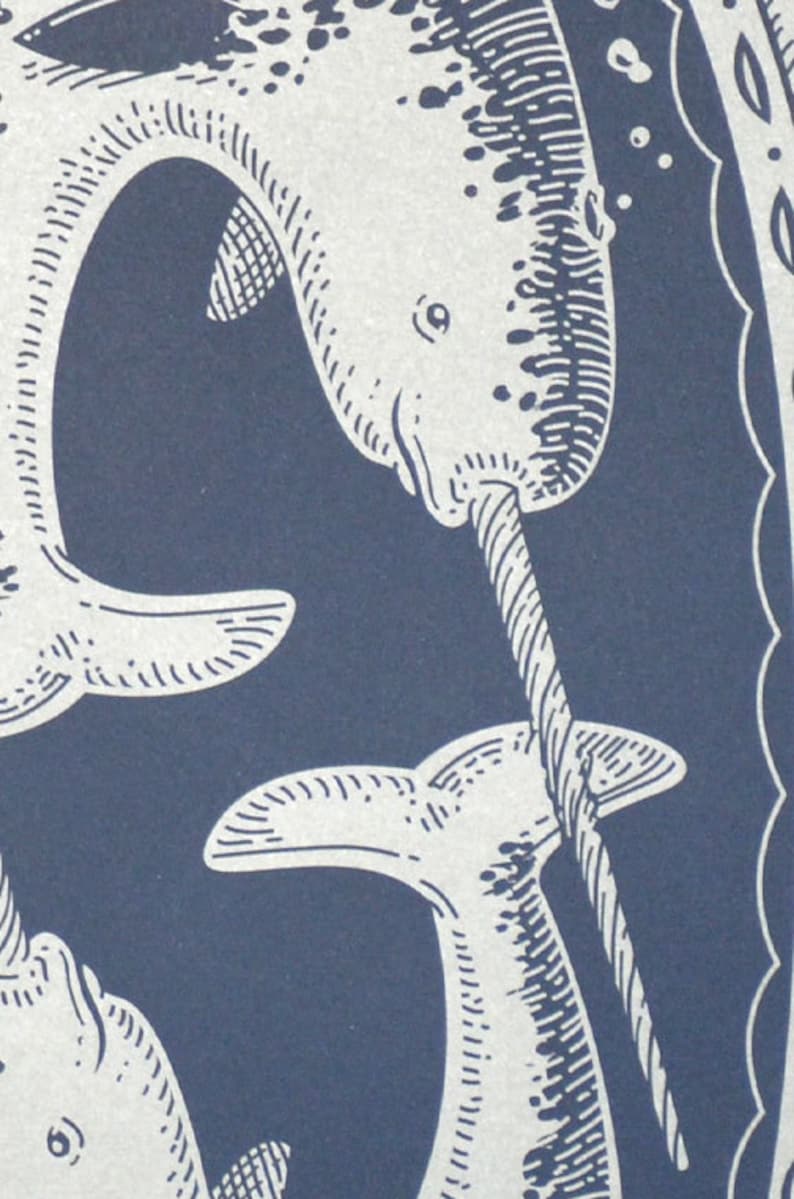 Narwhal Unicorn of the Sea POSTER 12 x 18 | Etsy
