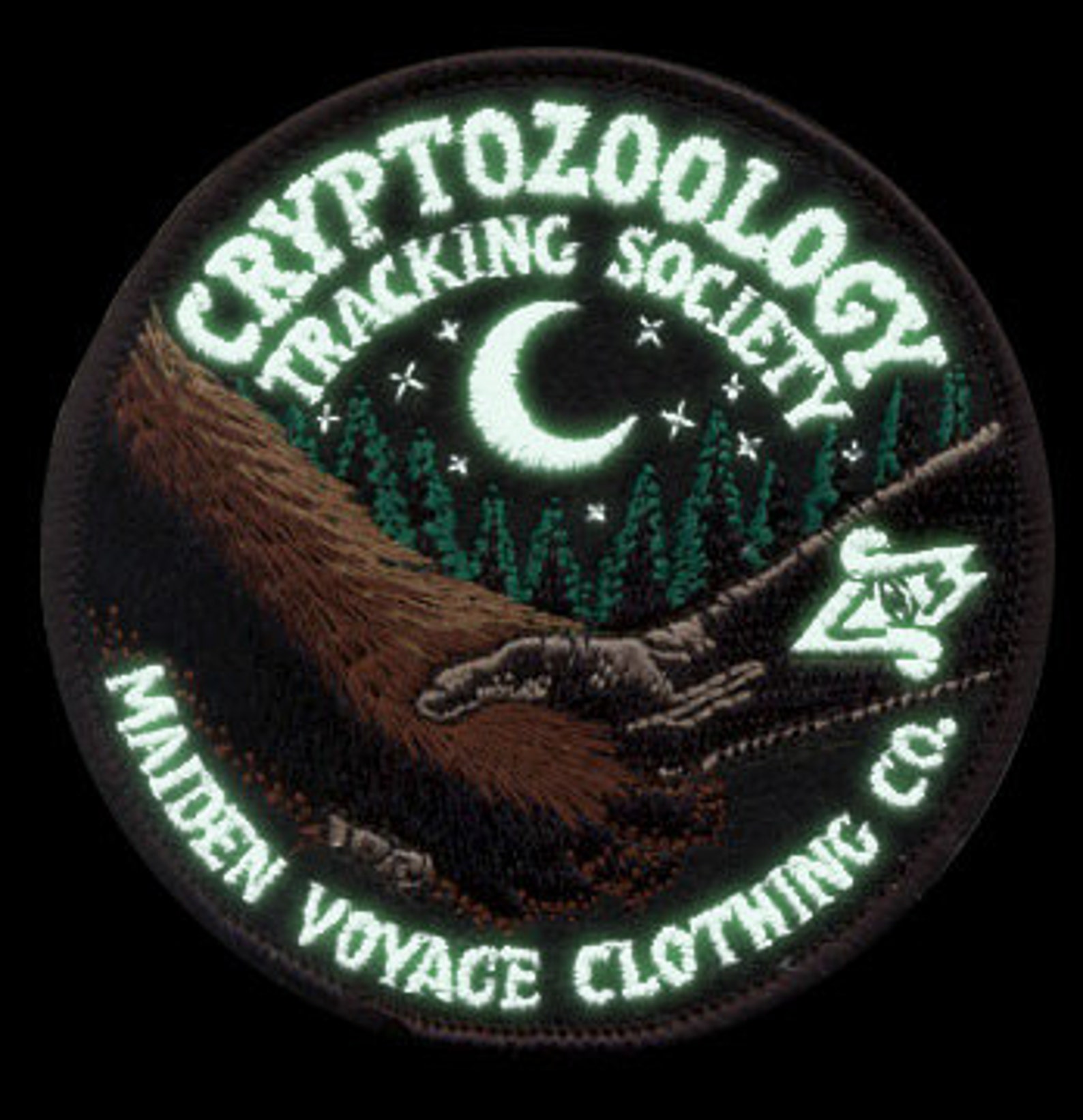 Friends of Cryptid Wildlife Patch Cryptozoology Tracking | Etsy