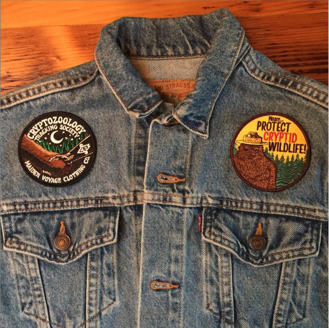 Friends of Cryptid Wildlife Patch Cryptozoology Tracking | Etsy