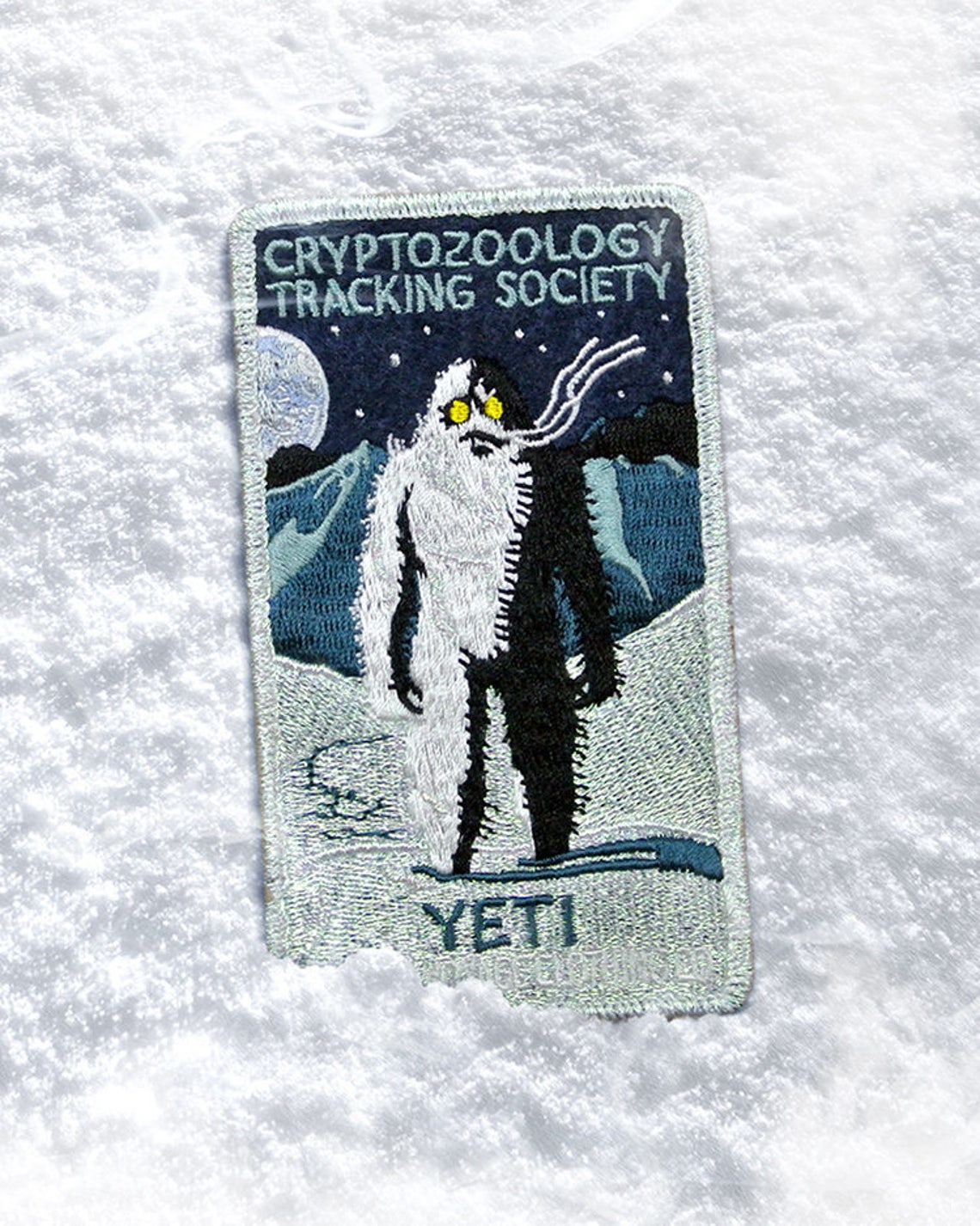 YETI Patch Cryptozoology Tracking Society Yetti Abominable - Etsy