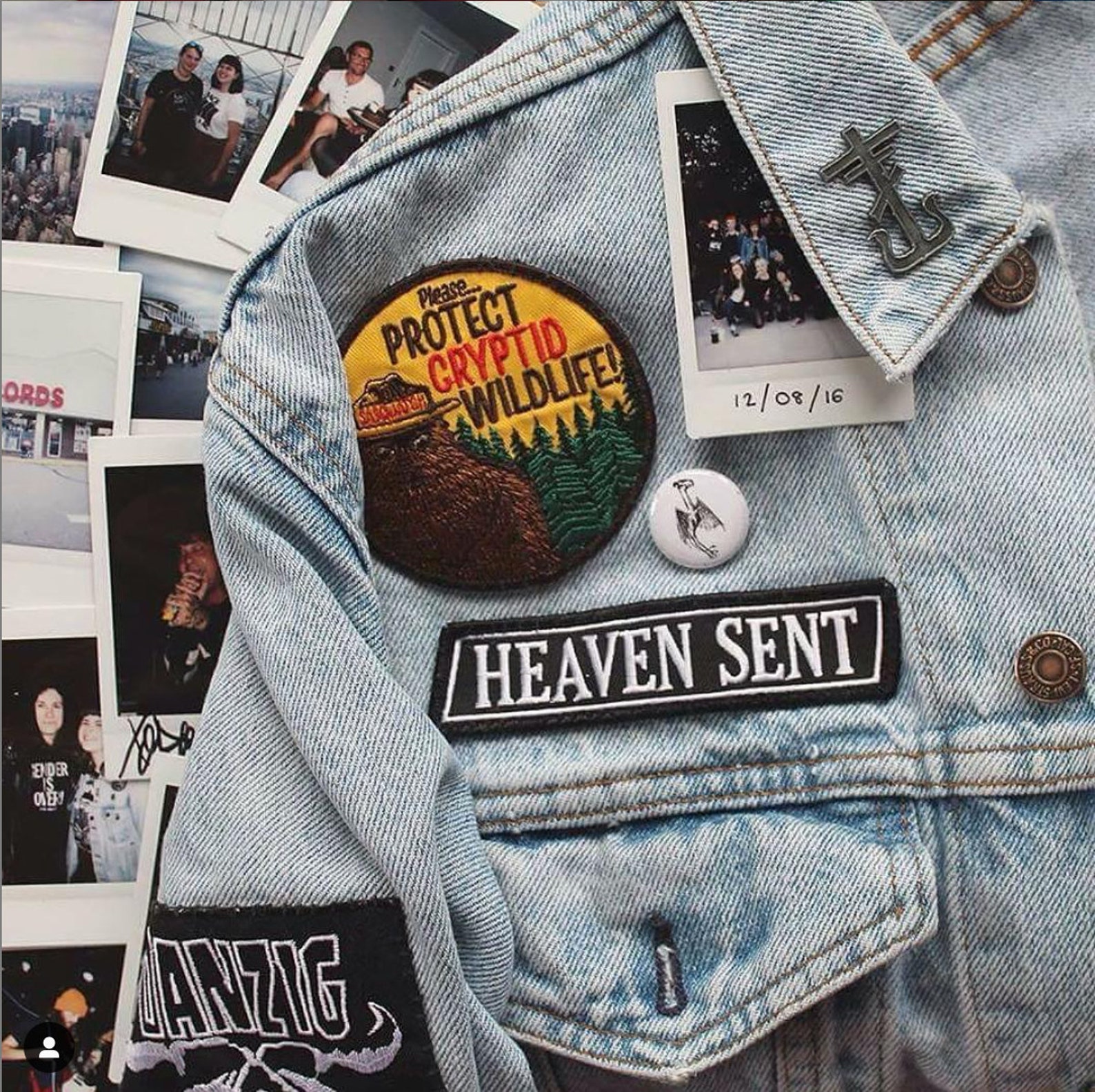 Cryptid PSA Patch Cryptozoology Tracking Society Bigfoot Sasquatch ...