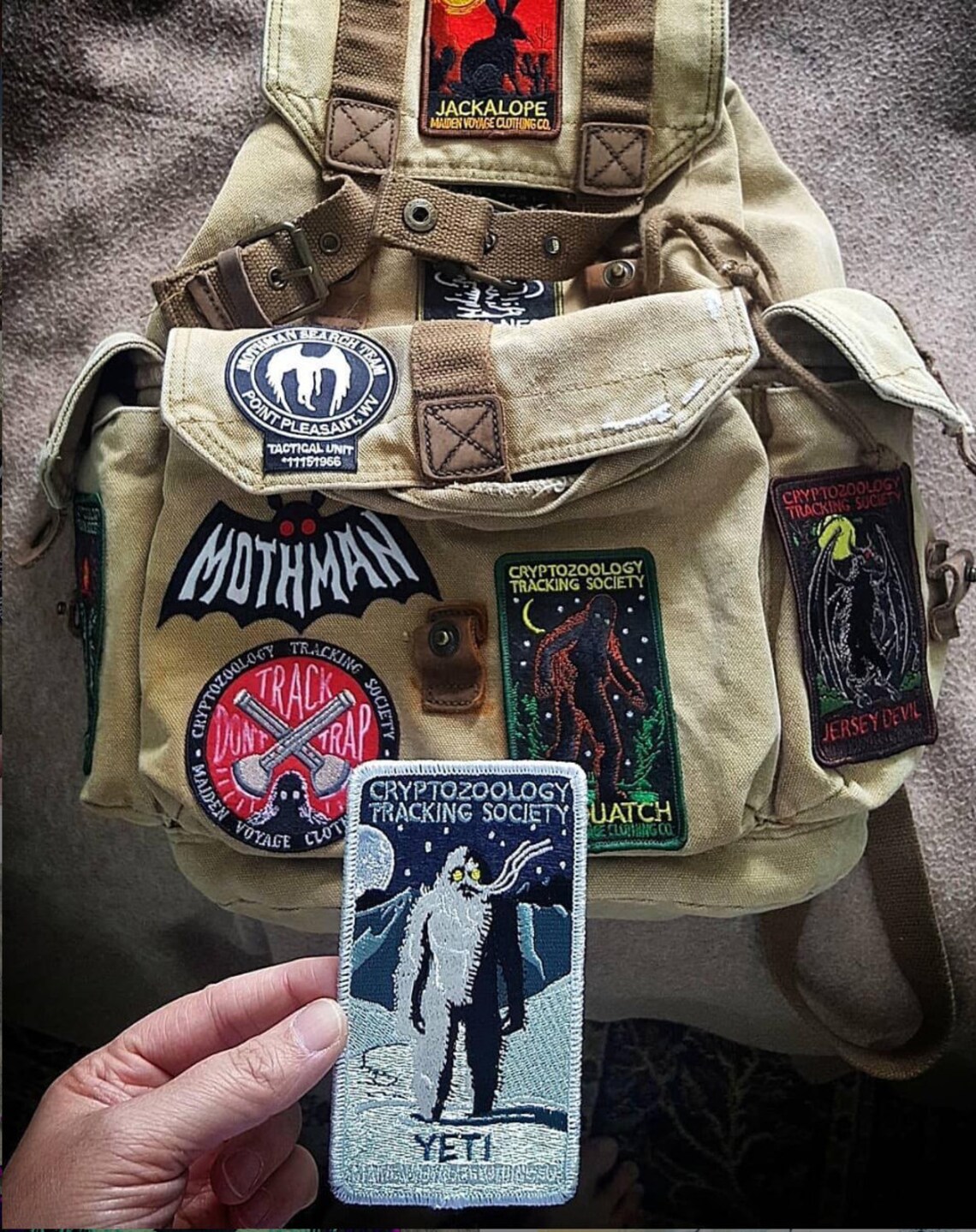 YETI Patch Cryptozoology Tracking Society Yetti Abominable - Etsy