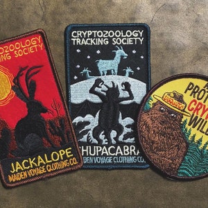CHUPACABRA Patch - Cryptozoology Tracking Society - Etsy
