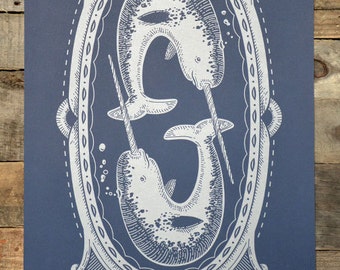 Narwhal Unicorn of the Sea POSTER 12 X 18 | Etsy