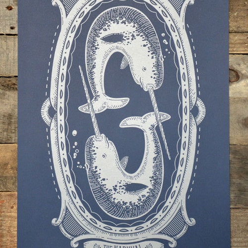 Narwhal Unicorn of the Sea POSTER 12 X 18 - Etsy