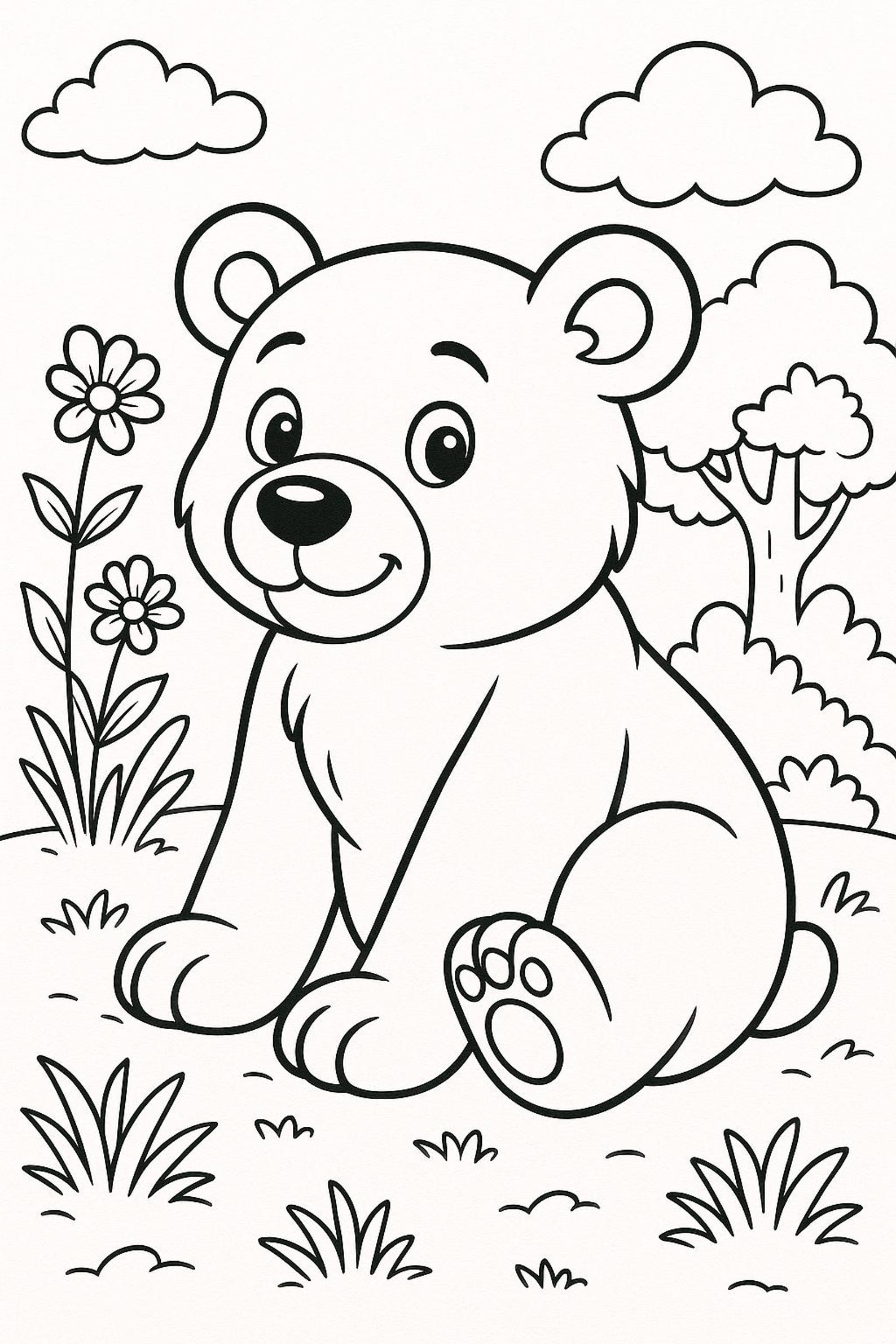 Multi-animal Themed Coloring Page for Kids | Printable Kids Coloring ...
