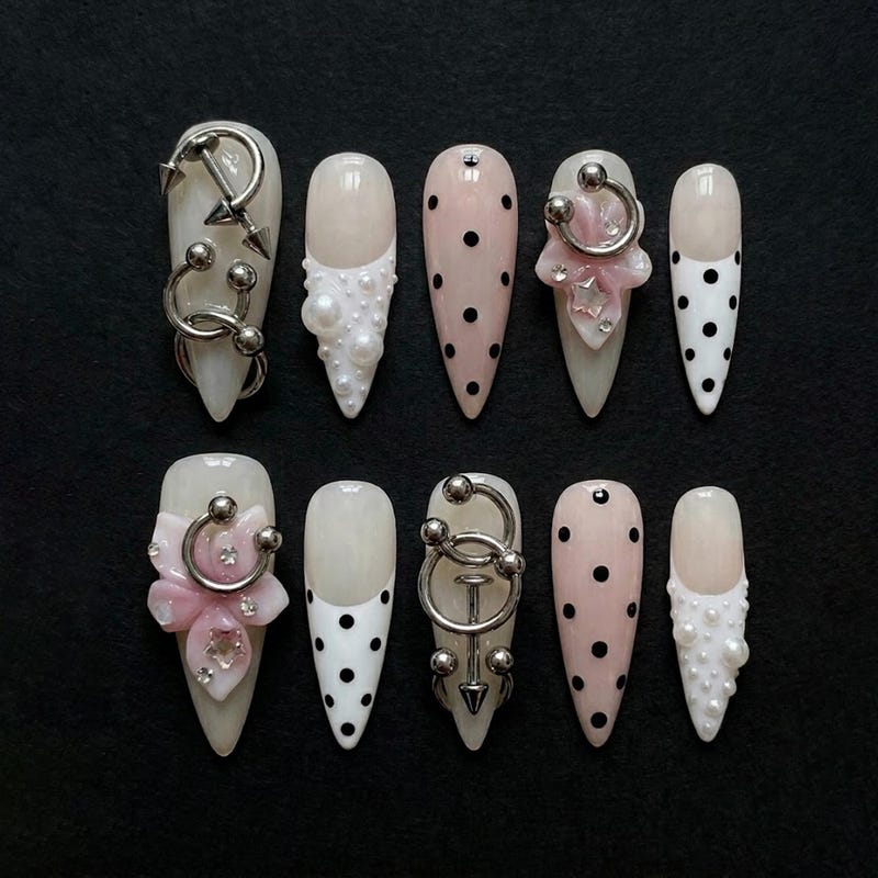 Long Alt Nails - Etsy