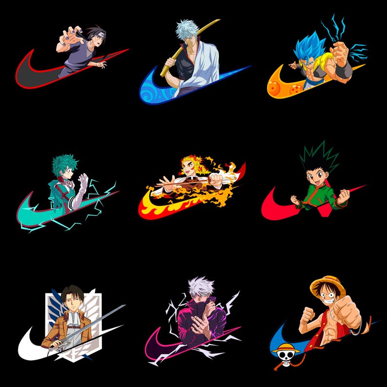 Anime Halftone Graphic Designs: 1000+ PNG Bundle (digital Download) - Etsy