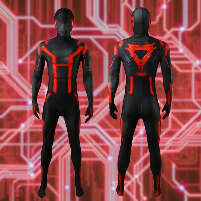 Tron Ares Cosplay Cyberpunk Costume Legacy 3 Bodysuit Cosplayjump Suit ...