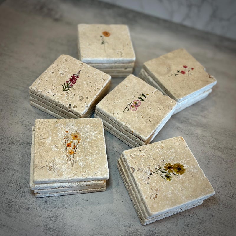 Stone Drink Coasters - Etsy