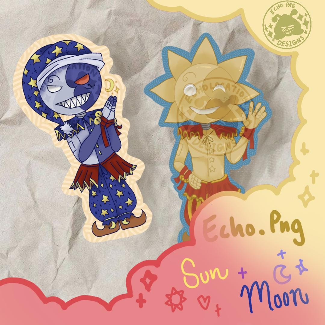 Sun and Moon [gaming-scary-animatronic] - Etsy