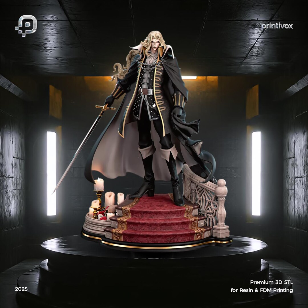 Dark Gothic Vampire Lord STL – 3D STL Print File | Resin Printable ...