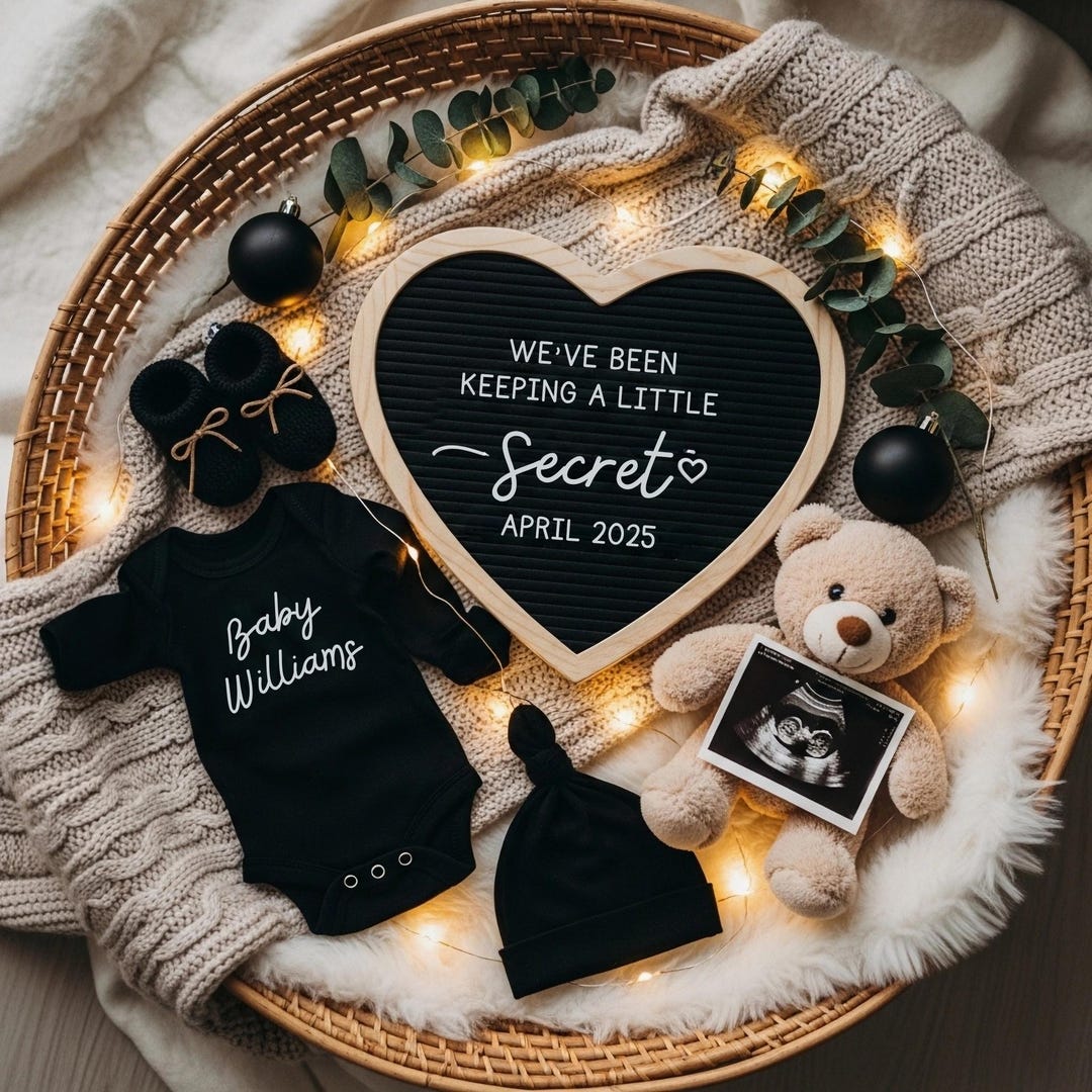 Digital Pregnancy Announcement , We've Been Keeping a Secret Baby ...