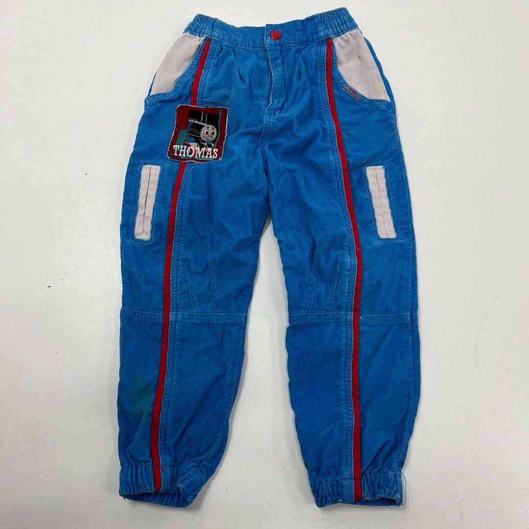 Vintage 90s Thomas the Tank Engine Kids Blue Corduroy Pants Sz 5 - Etsy