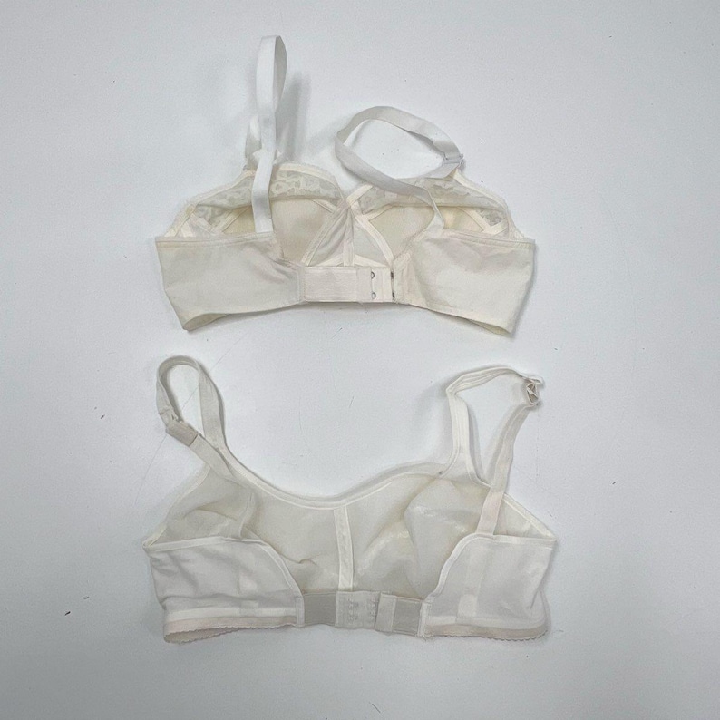 Vintage 70s 80s Lot of 5 Bras Maidenform Exquisite Form White Lace NOS ...