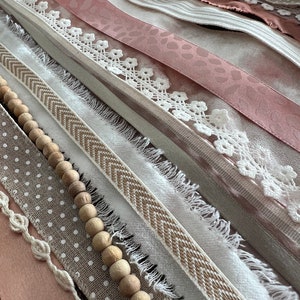 Neutral Ribbon Set,coffee Filter Ribbon Set,ribbon for Magnolia Wreath ...