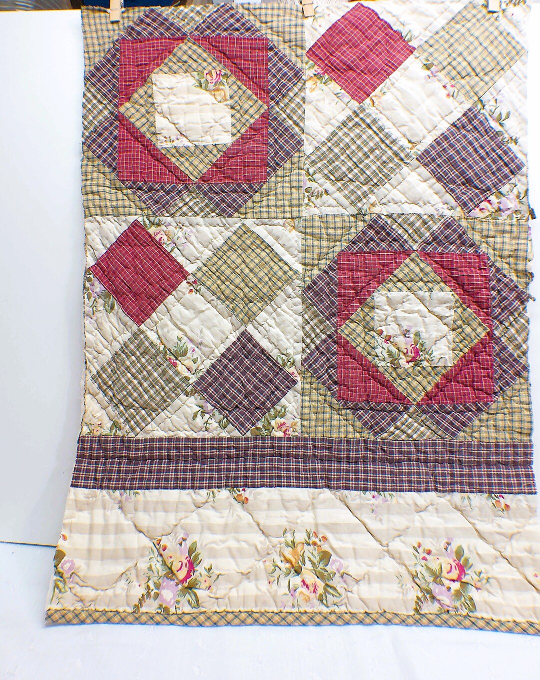 Large Quilt Piece, Cutter Quilts for Crafts, Patch Quilt, 26 X 19.5 - Etsy