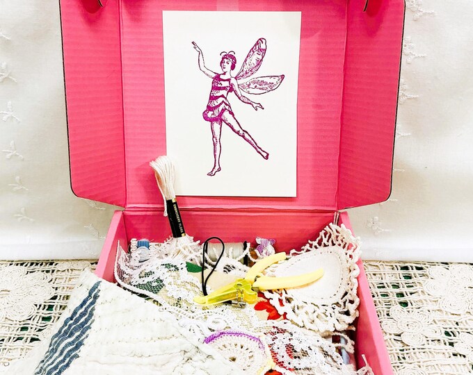 Slow Stitch Sewing Kit, Mini Beginner Sewing Kit, Mindful Sewing ...