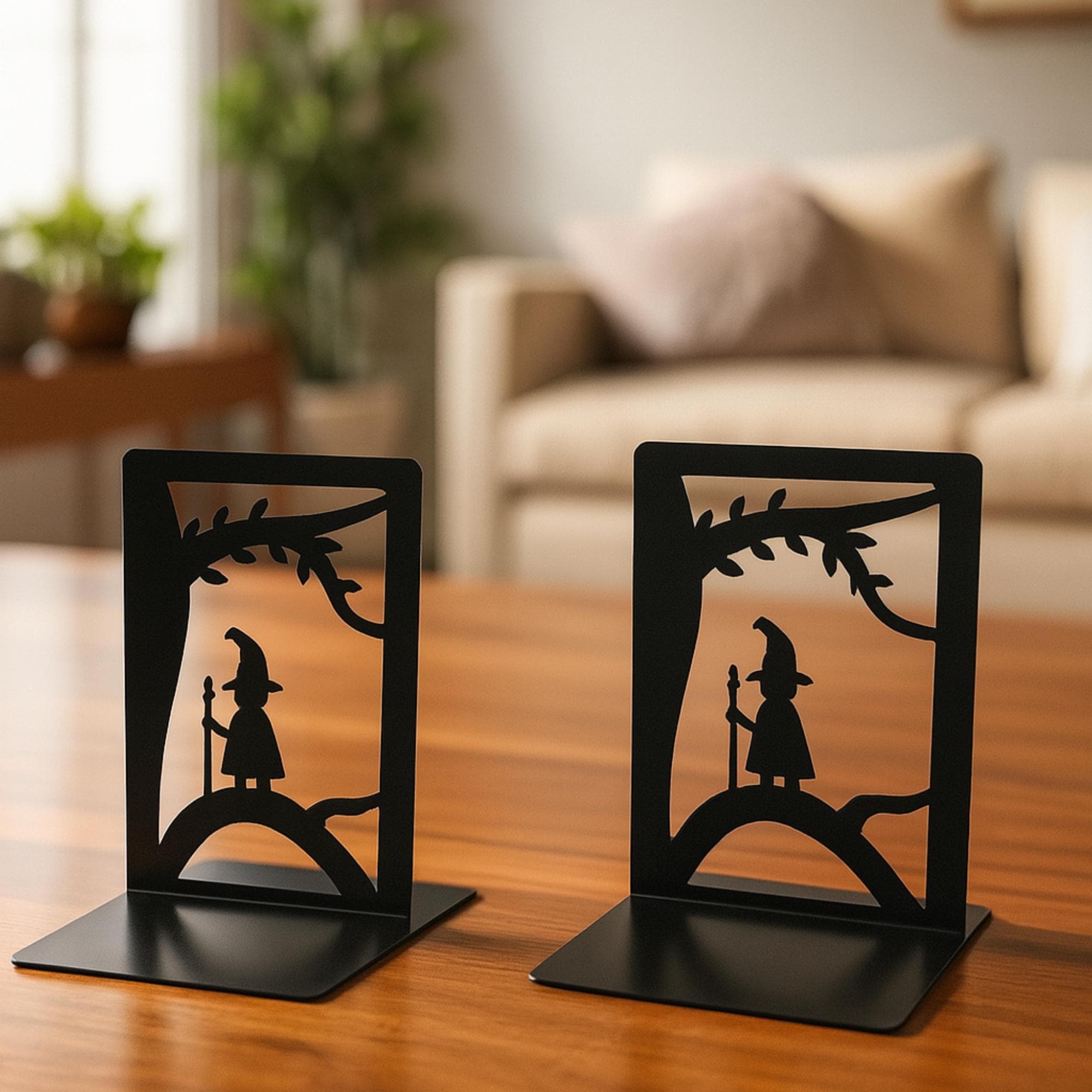 Metal Bookends Pair | Tree of Life Design | Office & Bookshelf Book ...