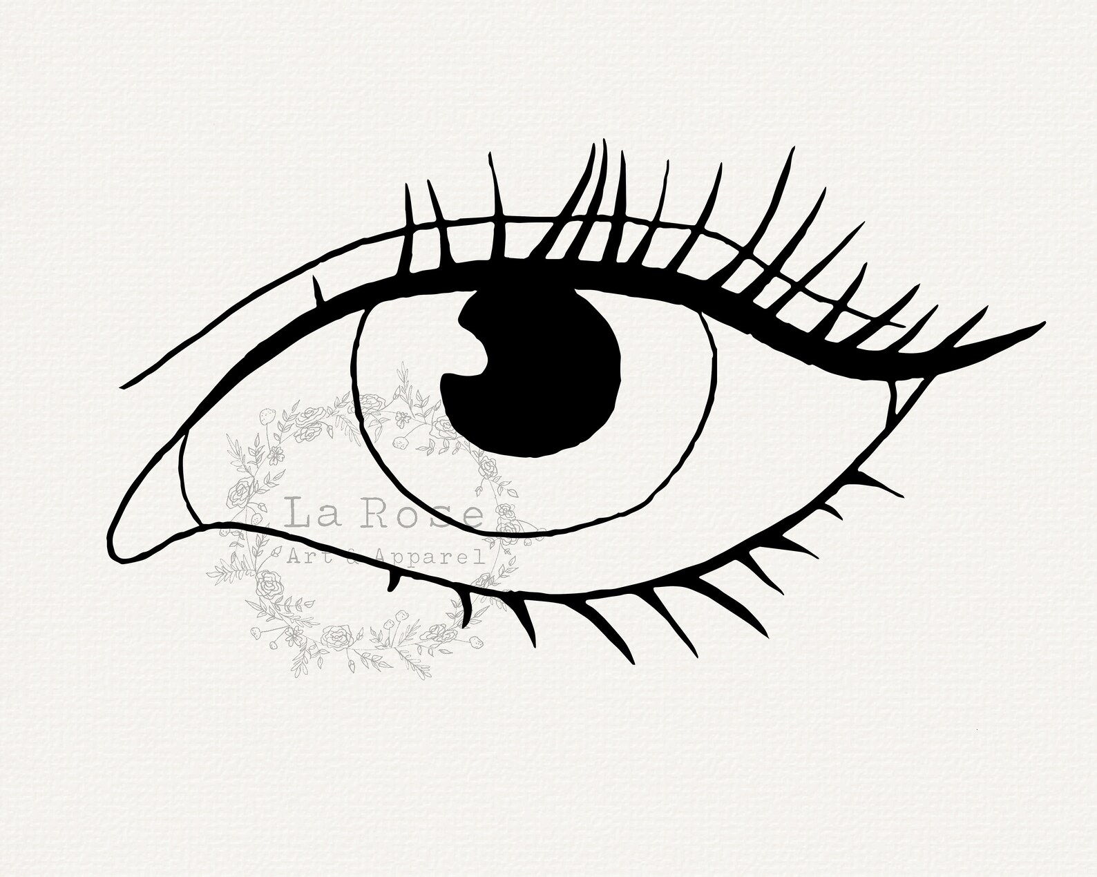 Eyes SVG Eye SVG Hand Drawn Eye Line Art Clipart Beautiful - Etsy