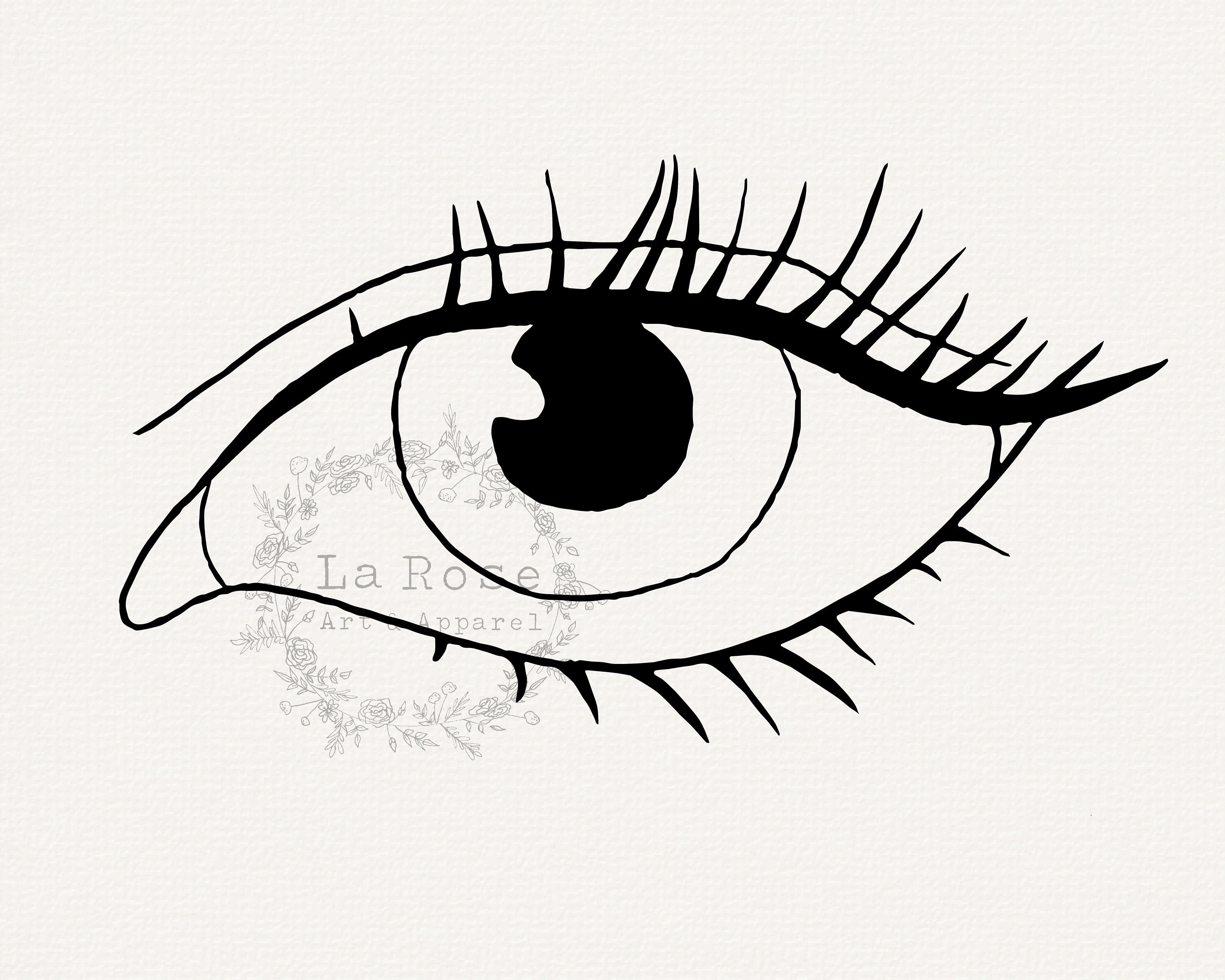 Eye Outline Clip Art
