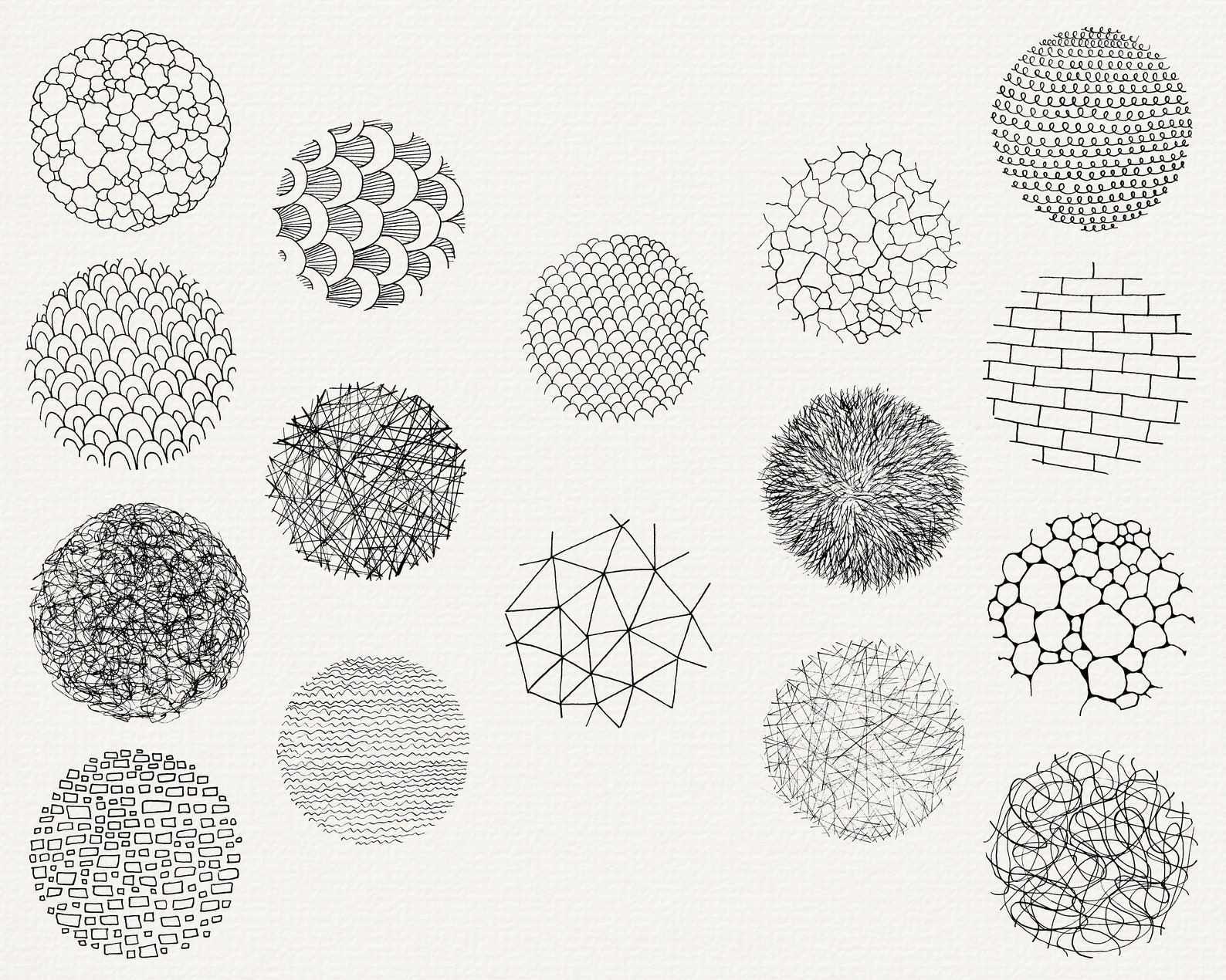 Hand Drawn Texture Overlays - PNG Graphic Design Elements - Etsy