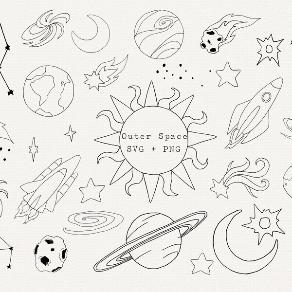 Space Svg - Etsy