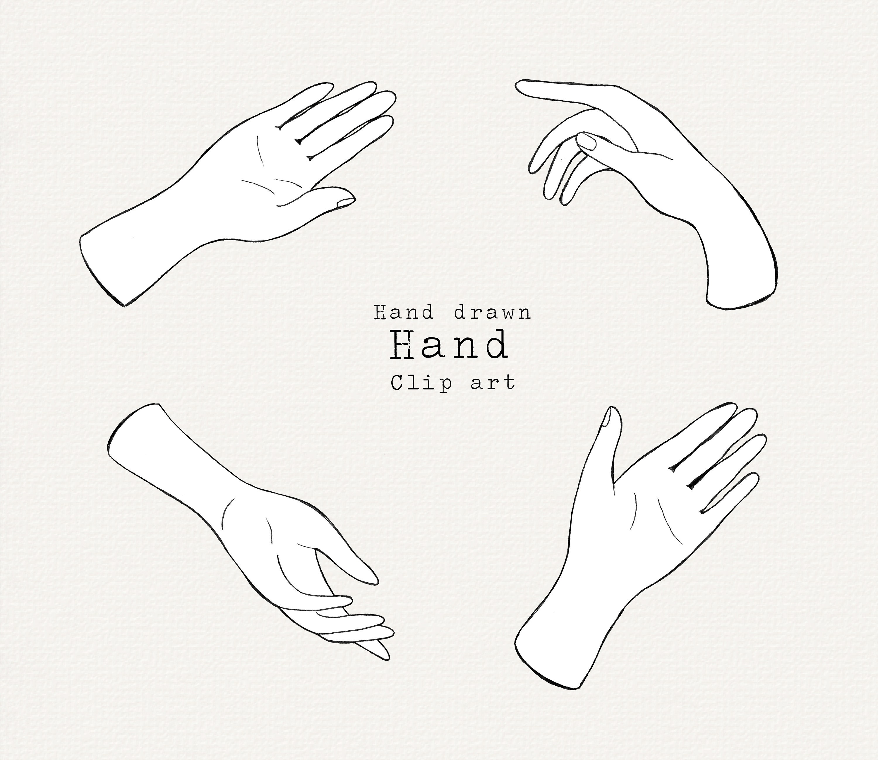 Hands Reaching Out Clip Art