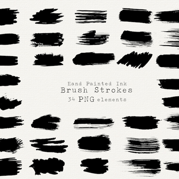 Brush Strokes - Etsy