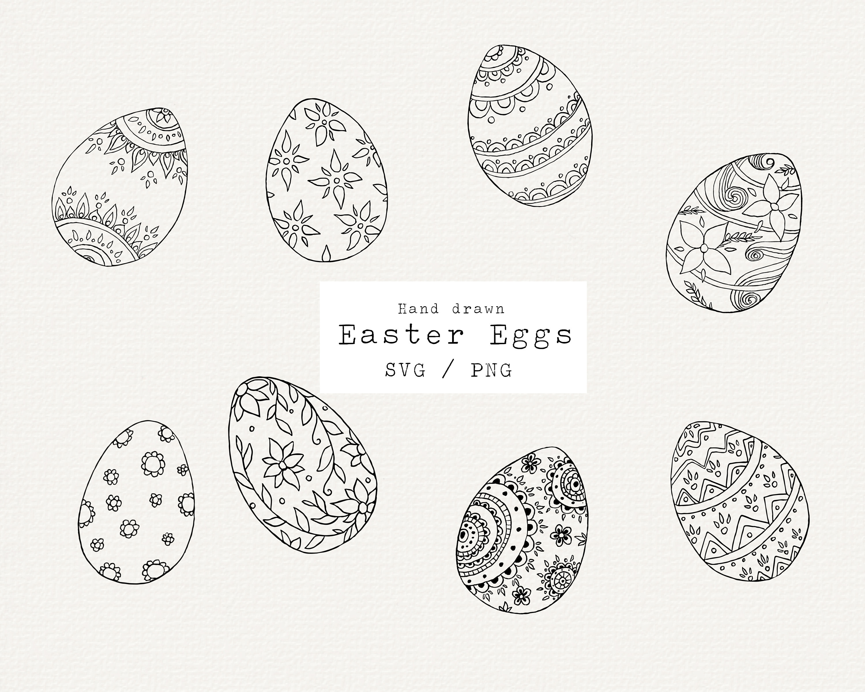 Egg Clip Art Black And White