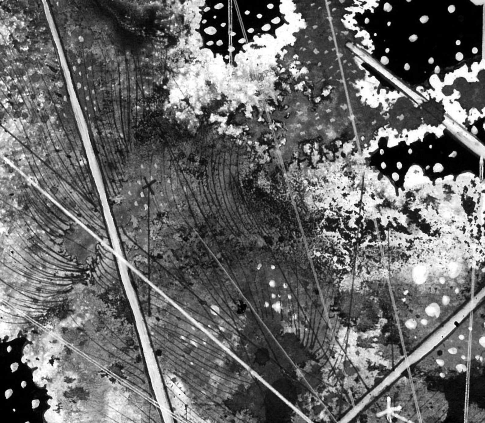 Abstract Space Drawing Printable Digital Download Black and - Etsy