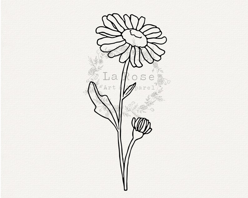 Daisy Svg Sweet Pea Svg April Birth Month Flower Svg April Etsy