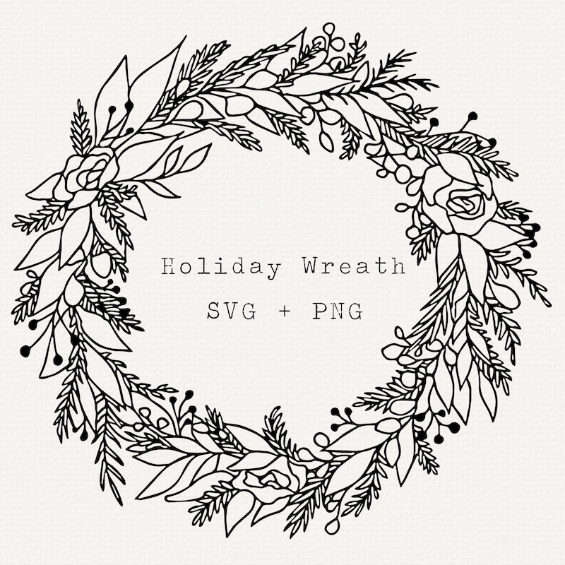 Wreath Clip Art - Etsy