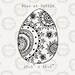 Easter Egg Clipart, Easter Egg Line Art, Easter SVG, Easter Graphics ...