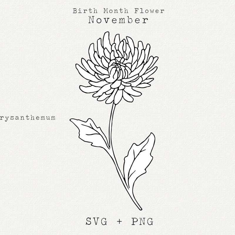 November Clip Art Black White - Etsy