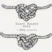 Heart Shaped Knot PNG, Love Knot Clip Art, for Wedding Invitation ...