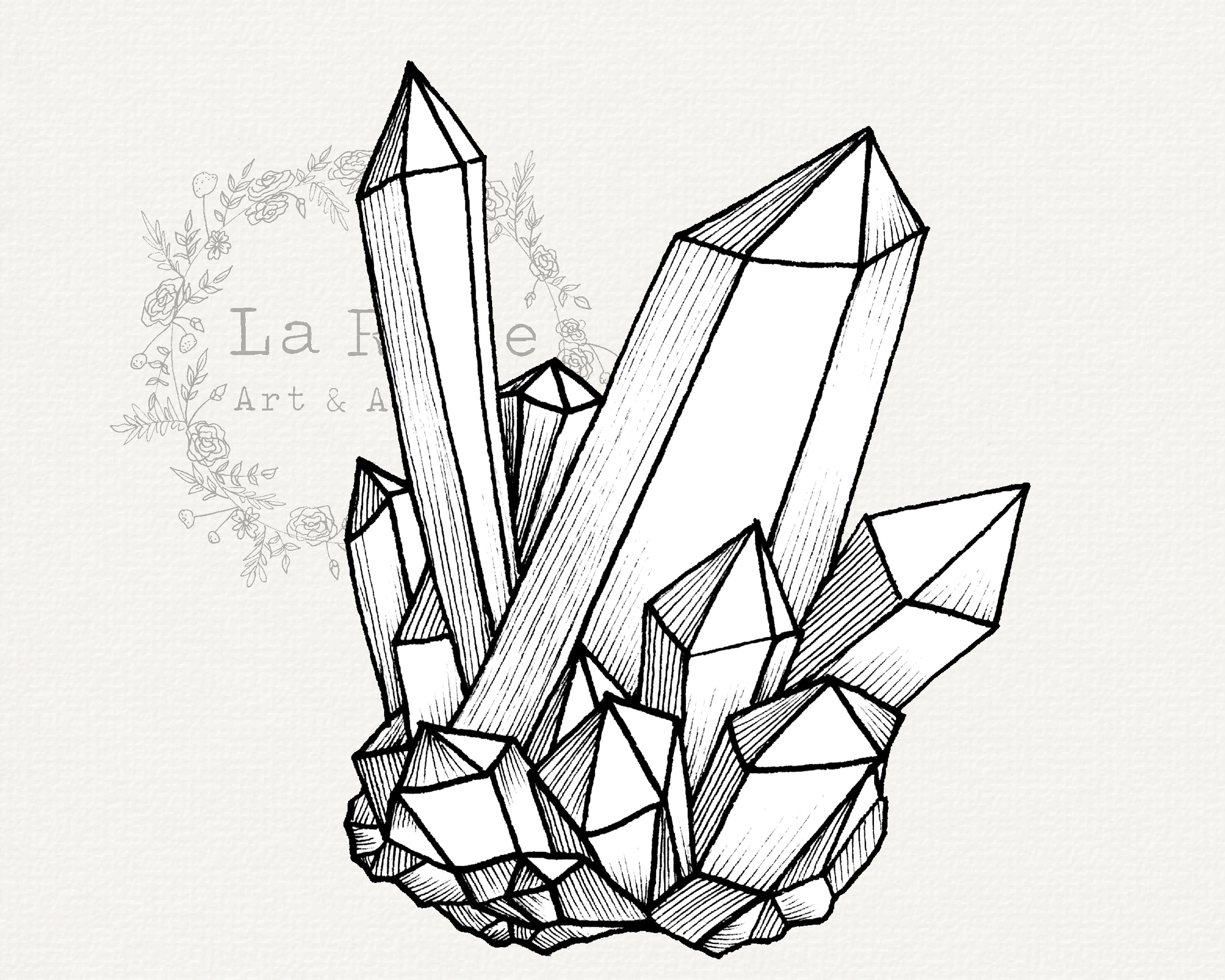 Crystal Illustration