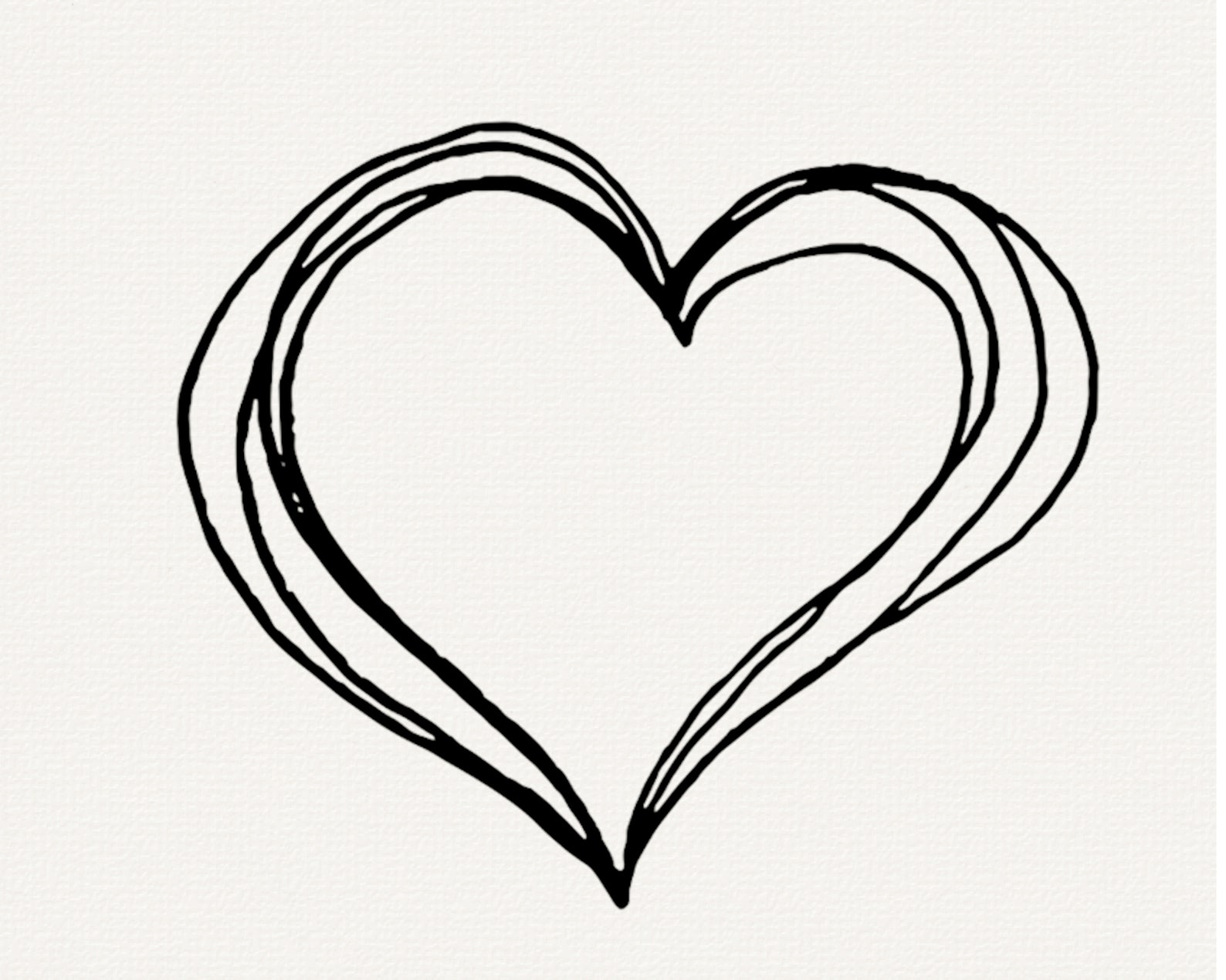 Heart Doodle SVG Bundle Hand Drawn Heart Vector Clip Art - Etsy Canada