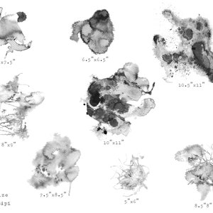 Wet Ink Texture Clip Art, Hand Painted Texture PNG, Artistic Textures ...