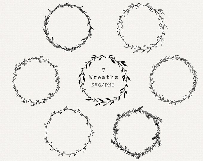 Botanical Border SVG Bundle, Split Floral Frame SVG, Decorative ...