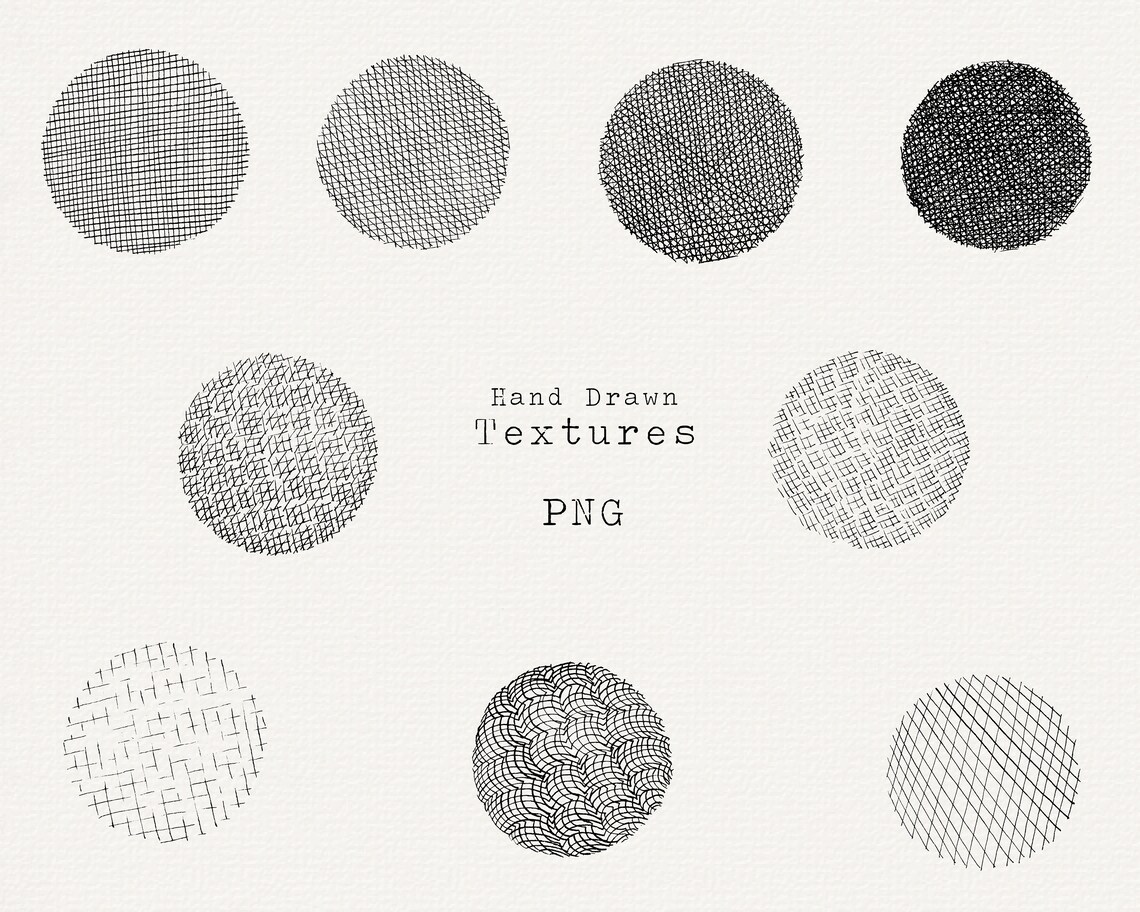 Crosshatch Texture PNG Texture Overlay Clip Art Hand Drawn - Etsy