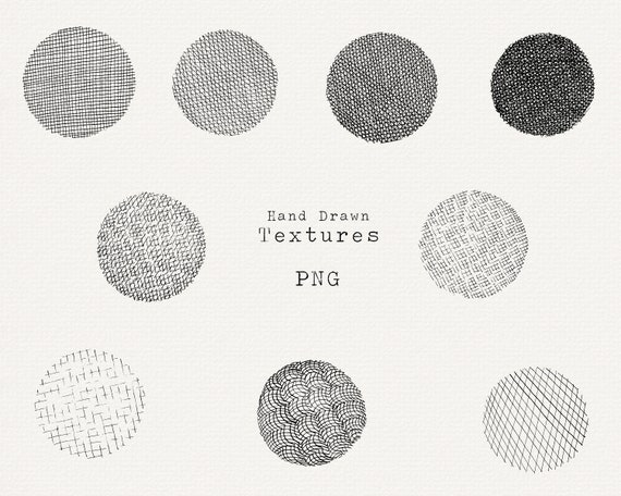 Crosshatch Texture PNG Texture Overlay Clip Art Hand Drawn | Etsy Canada