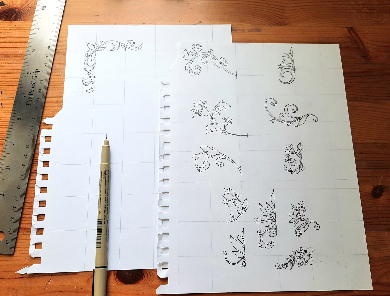 Baroque SVG Clipart Damask SVG Stencil Baroque Svg Stencil - Etsy