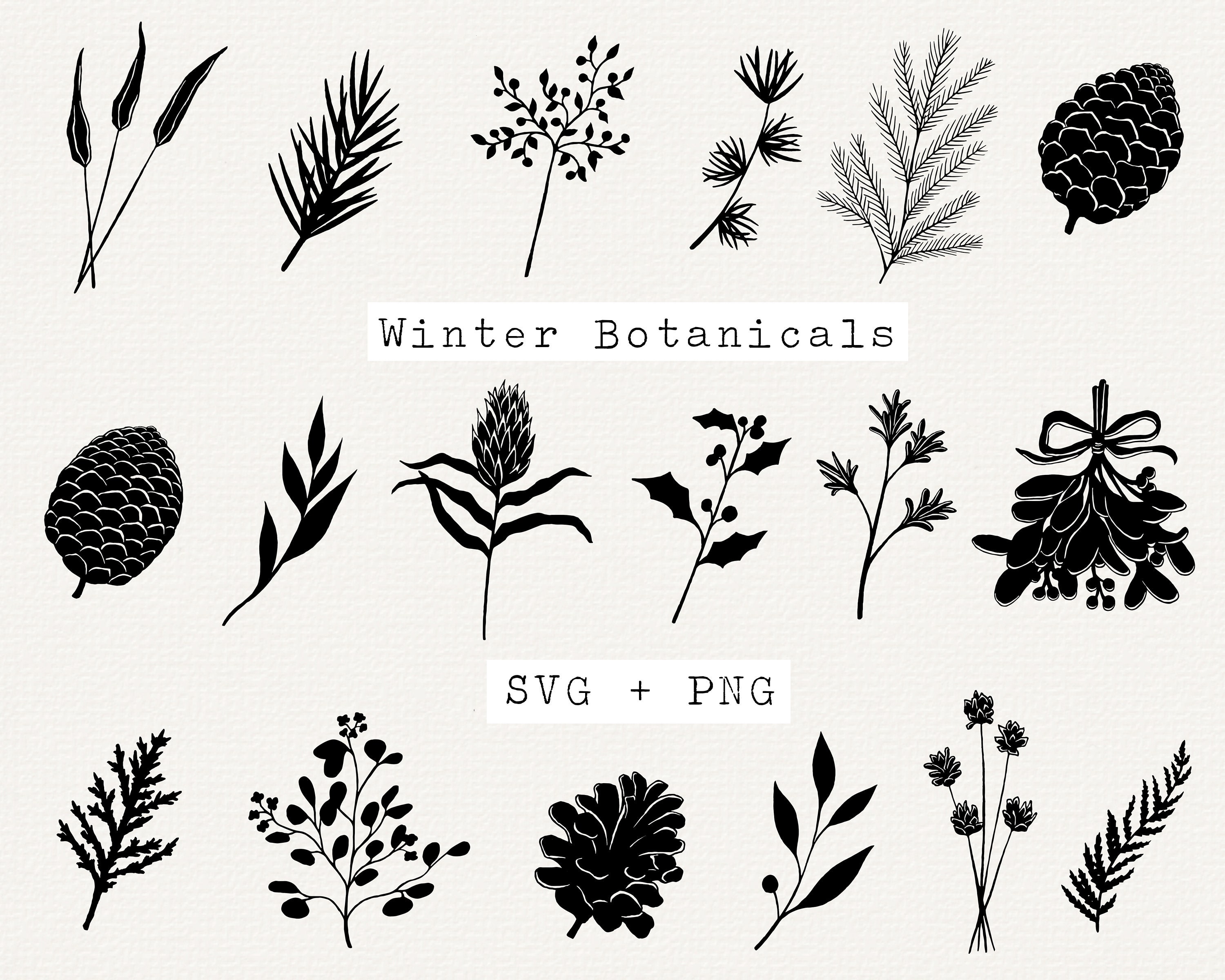 Winter Silhouette Clip Art