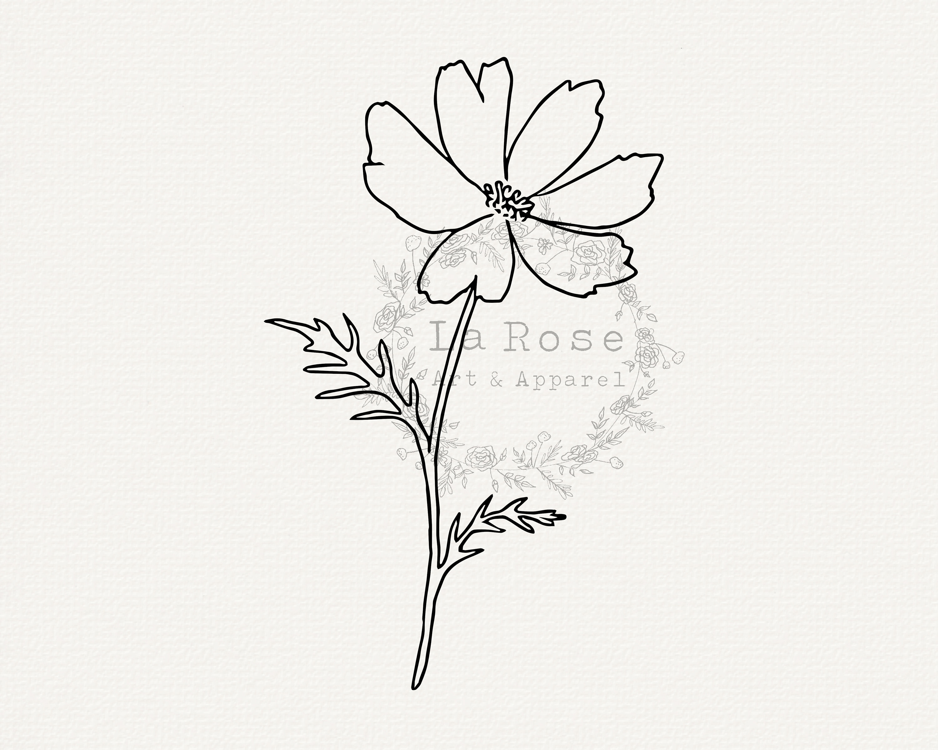 Marigold Flower SVG Cosmos Flower SVG October Birth Month - Etsy