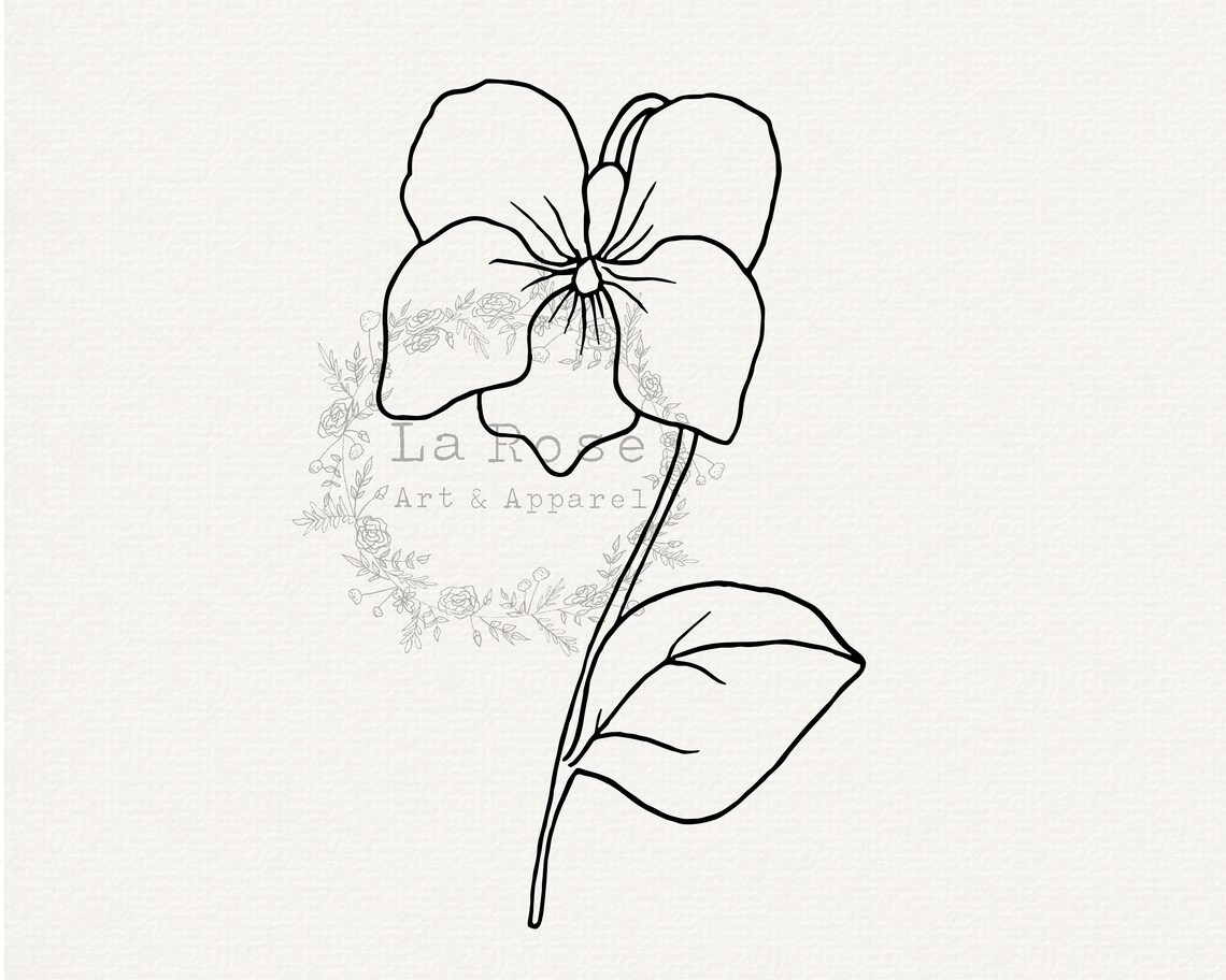 Primrose Flower SVG Violet Flower SVG February Birth Month - Etsy