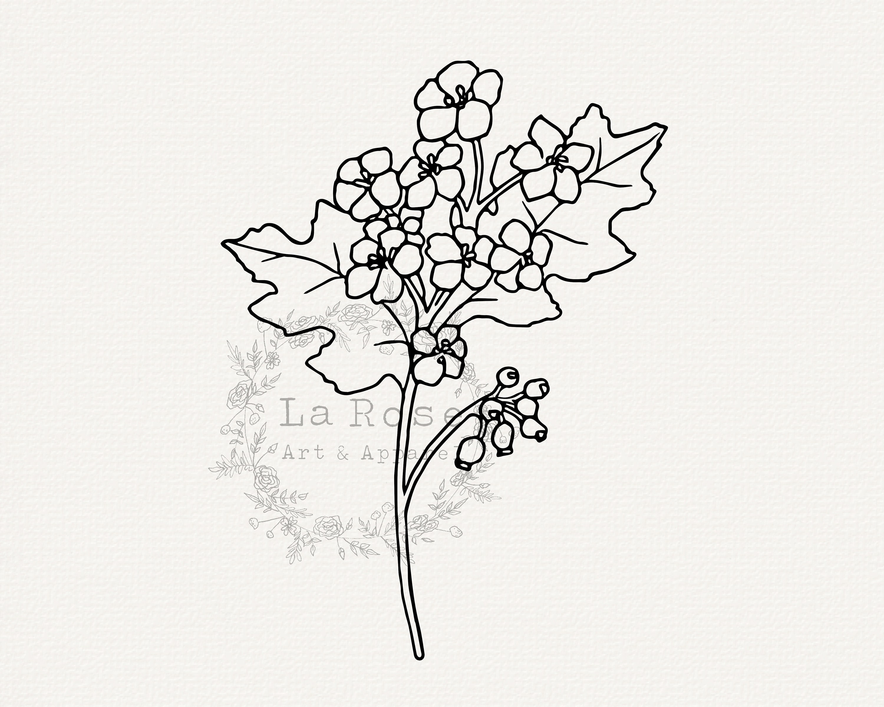 Lily of the Valley SVG, Hawthorn SVG, May Birth Month Flowers, May ...