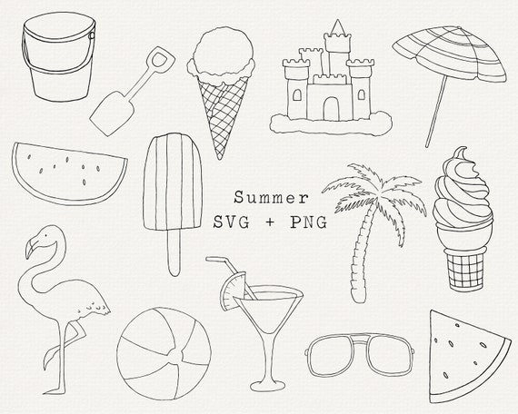 Easy Summer Drawings