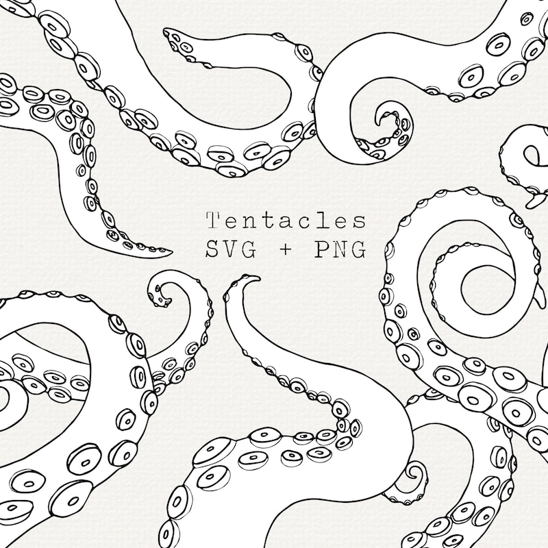 Tentacles Svg Files - Etsy