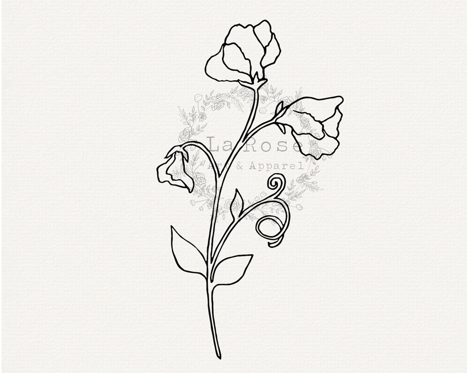 Daisy Svg Sweet Pea Svg April Birth Month Flower Svg April Etsy